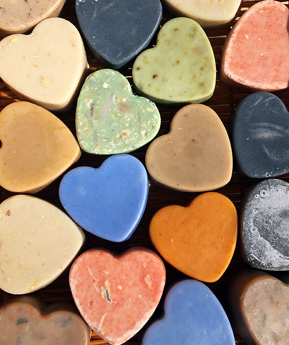 Heart-shaped Soap: Austin Natural Soap